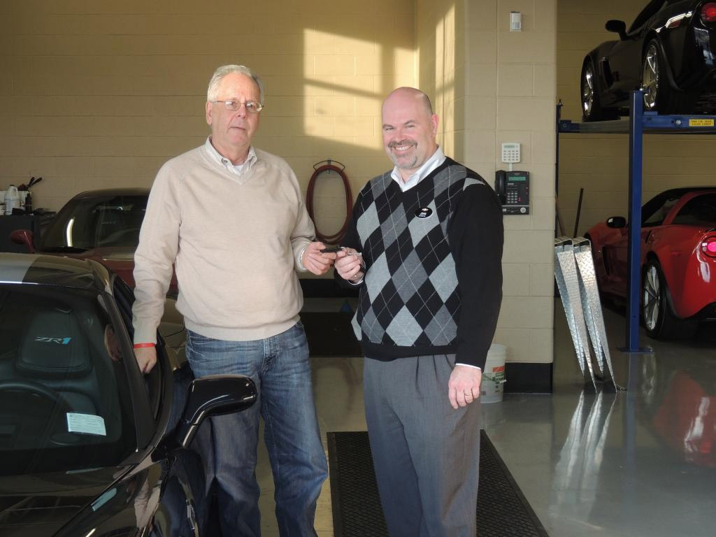 2013 Corvette ZR1 in Night Race Blue with 60th Anniversary Stripe ...