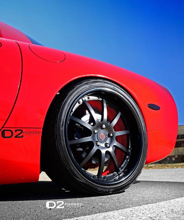 Red C5 Corvette on D2FORGED FMS05 Wheels - CorvetteForum