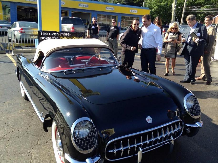 GM's Mark Reuss Shows Off His Restored 1954 Corvette Roadster ...