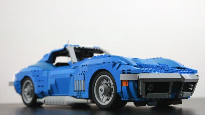 Lego Artist Recreates the 1969 Corvette Stingray - Corvette: Sales ...