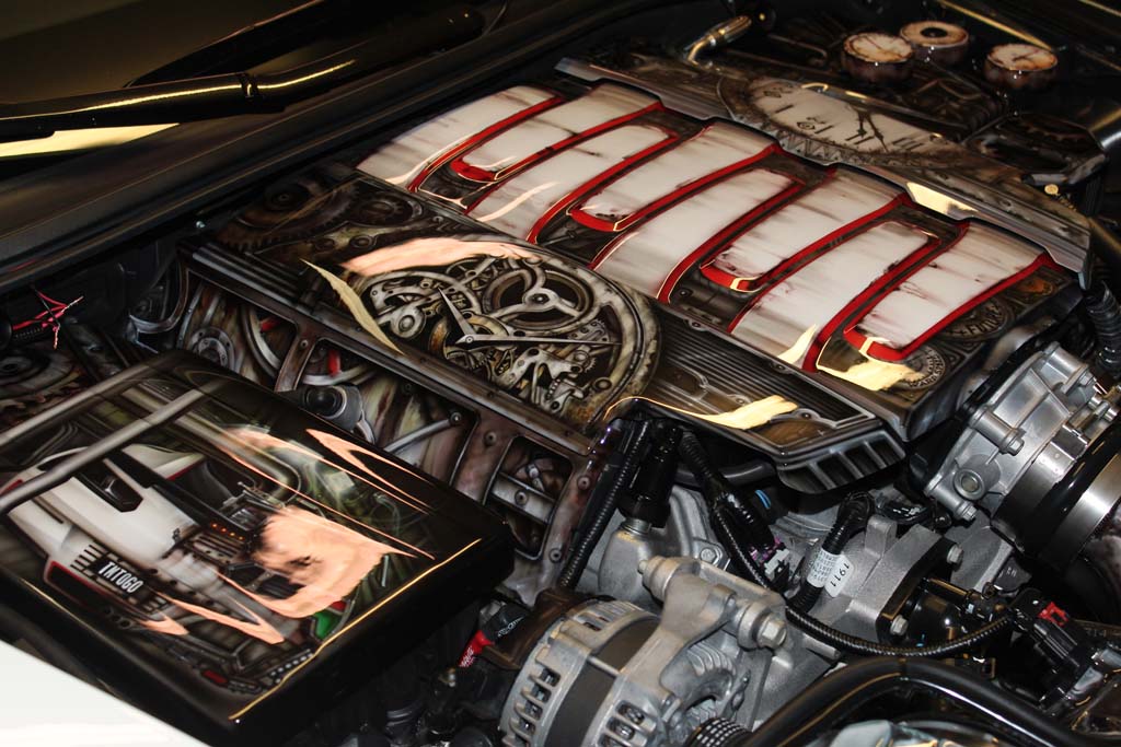 [PICS] This Corvette Stingray with a Steampunk Engine Bay is a Real ...