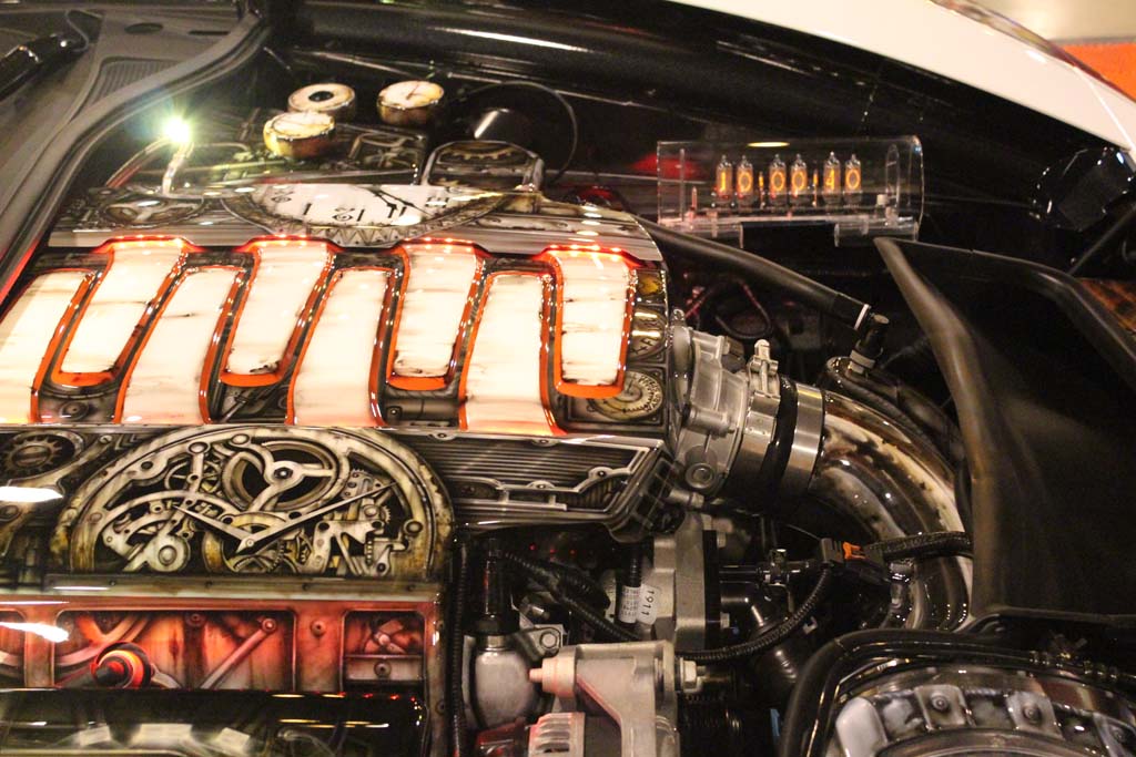 [PICS] This Corvette Stingray with a Steampunk Engine Bay is a Real ...