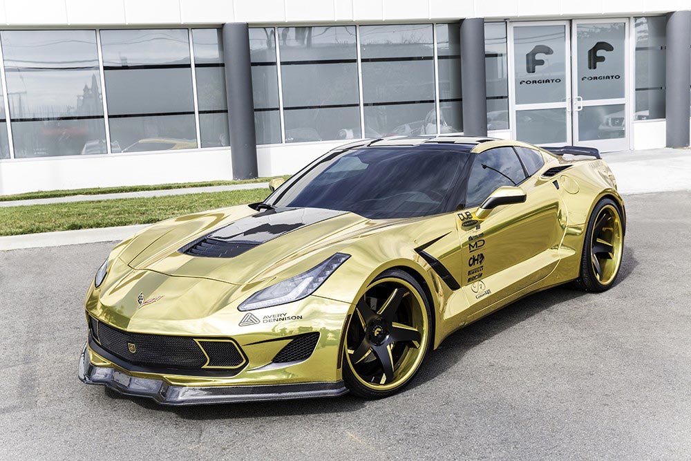 [VIDEO] Forgiato Widebody Corvette Stingray Shines Bright in Shimmery ...