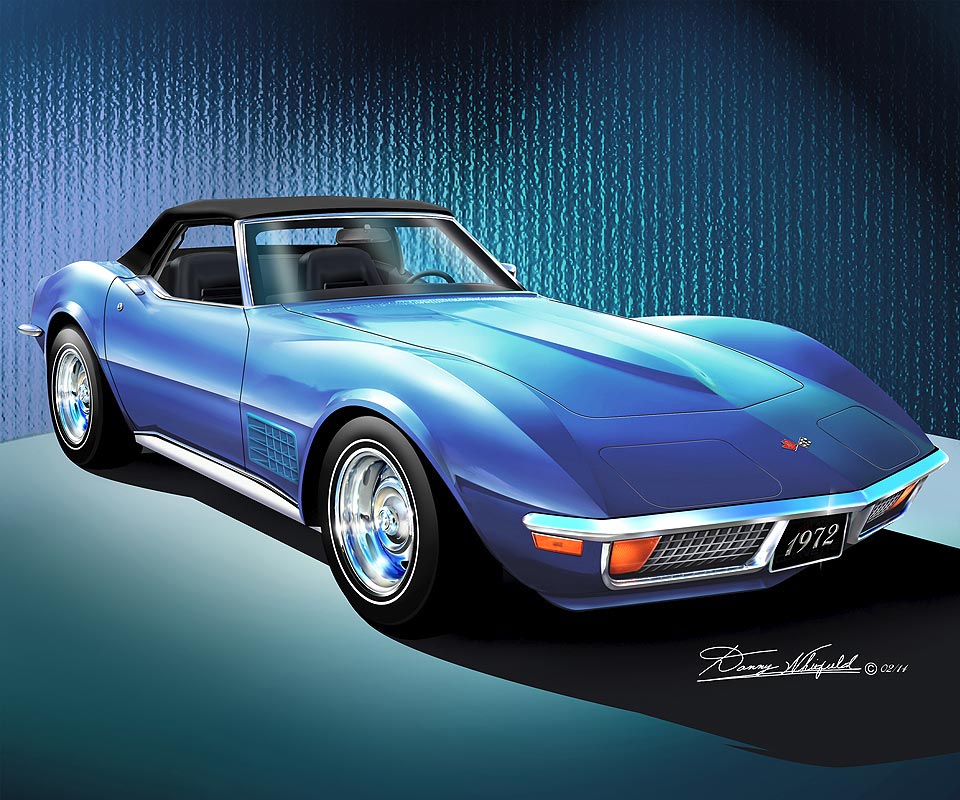 Hang a Replica of Your Corvette on the Wall with Artwork from Danny ...