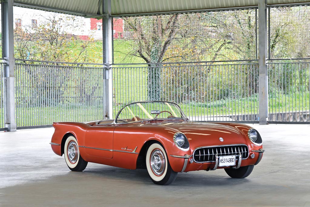 An American In Paris: Rare Copper 1955 Corvette to be Offered by RM ...