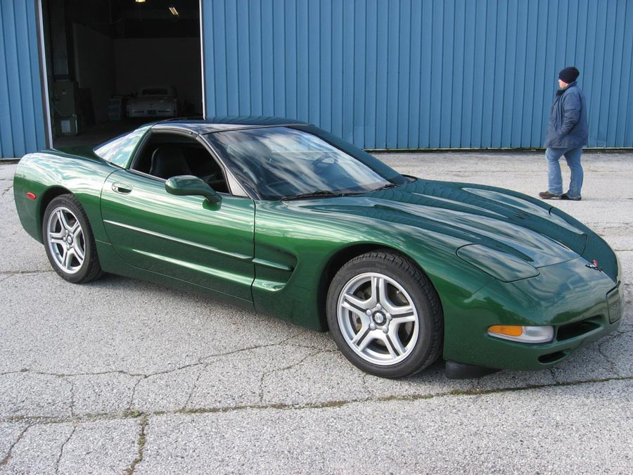 Green Corvette Grand Sport