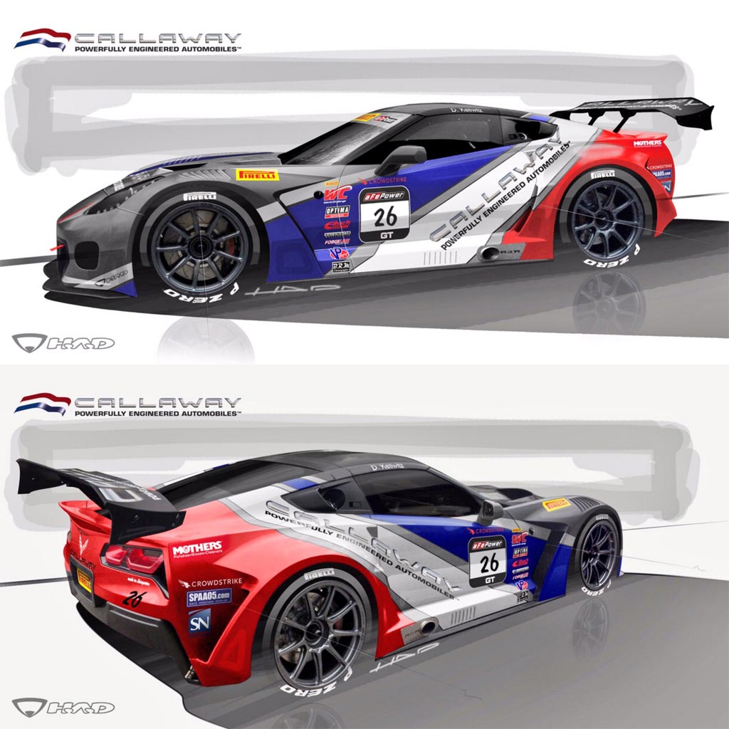 [VIDEO] Callaway Competition USA Unveils Racing Livery for the No. 26 ...