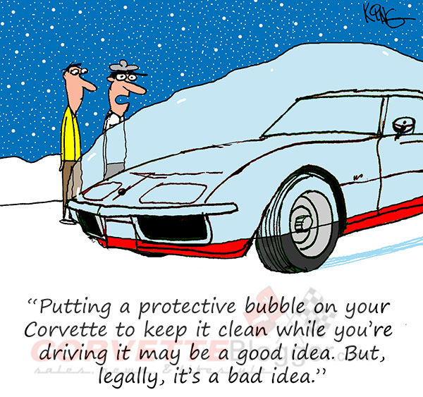 Saturday Morning Corvette Comic: The Evolution of Car Covers - Corvette ...