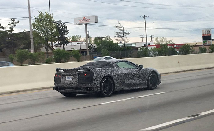 [SPIED] A C8 Mid-Engine Corvette Driving in the Fast Lane - Corvette ...