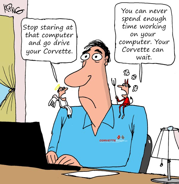 Saturday Morning Corvette Comic: Get Out and Drive! - Corvette: Sales ...