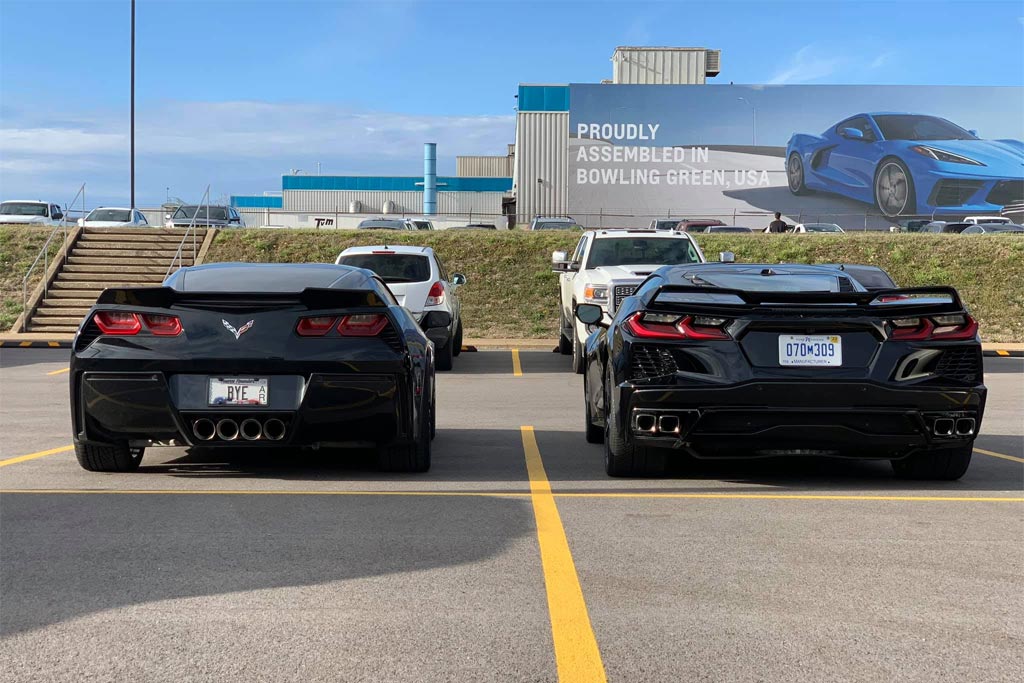 [GALLERY] Black C7 and C8 Corvettes Together at the Corvette Assembly ...
