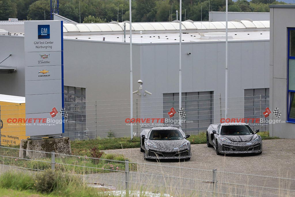 [SPIED] The C8 Corvette E-Ray Testing Outside the Nurburgring ...