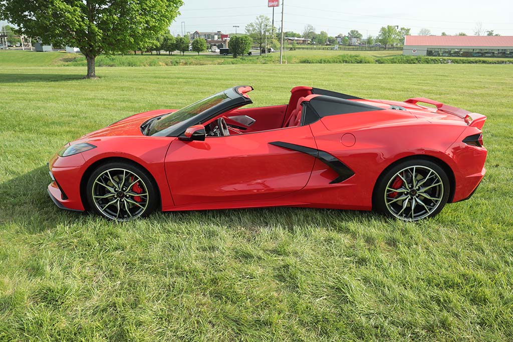 [PICS] Torch Red 2023 Corvette Stingray Convertible with the 3LT Dipped ...