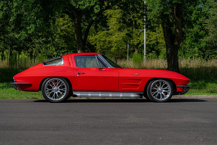 Corvettes for Sale: 1963 Corvette Restomod with LS3 on BaT - Corvette ...