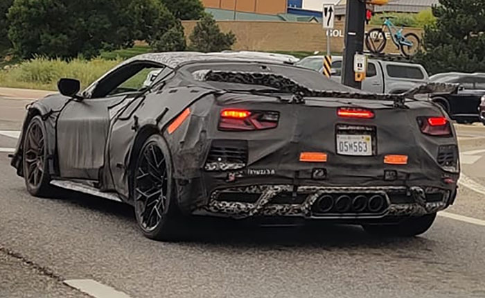 [SPIED] C8 Corvette ZR1 Prototype Spotted with Uncovered Wheels in ...