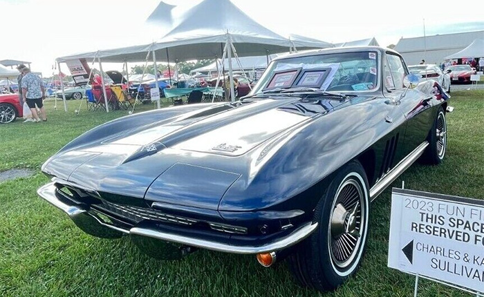Corvettes for Sale: Laguna Blue 1966 Corvette Offered on eBay ...