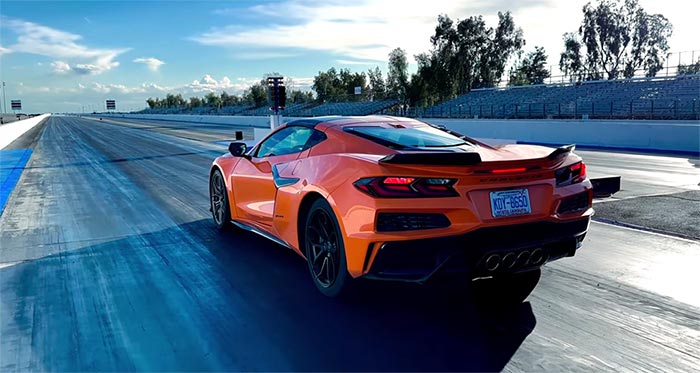 [VIDEO] New World Record at the Drag Strip for a Stock 2023 Corvette ...