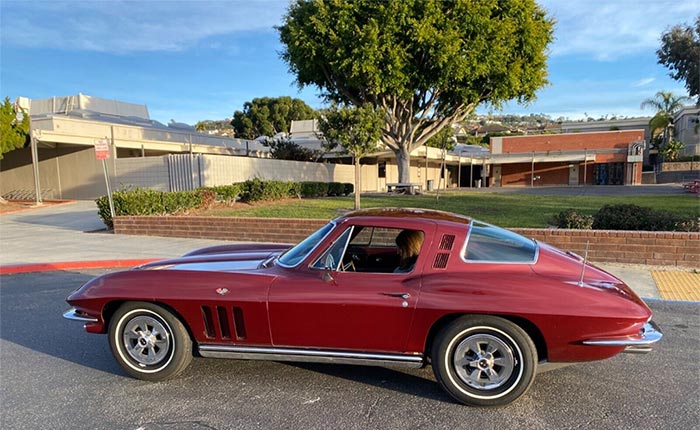 Corvettes for Sale: Owned for 45 years, 1965 Corvette Coupe Hits eBay ...