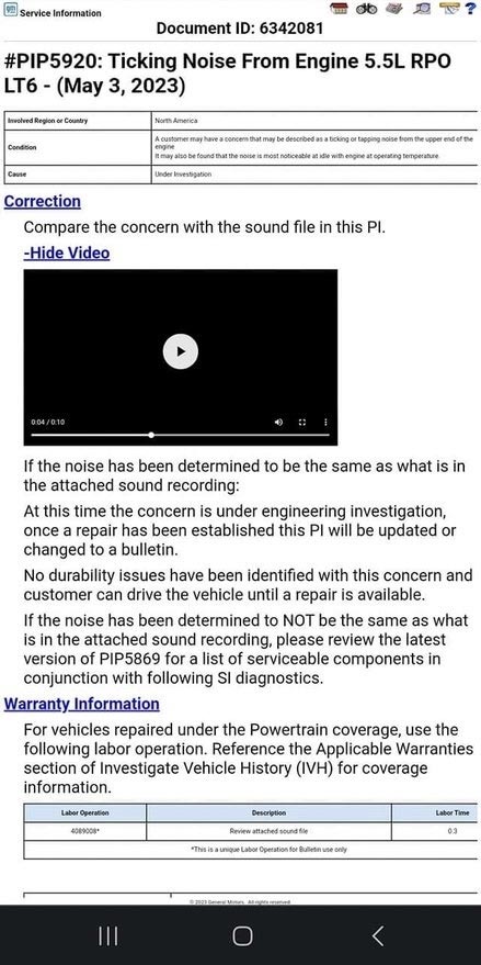 [VIDEO] Chevrolet is Investigating a Ticking Sound from the Z06's 5.5L ...