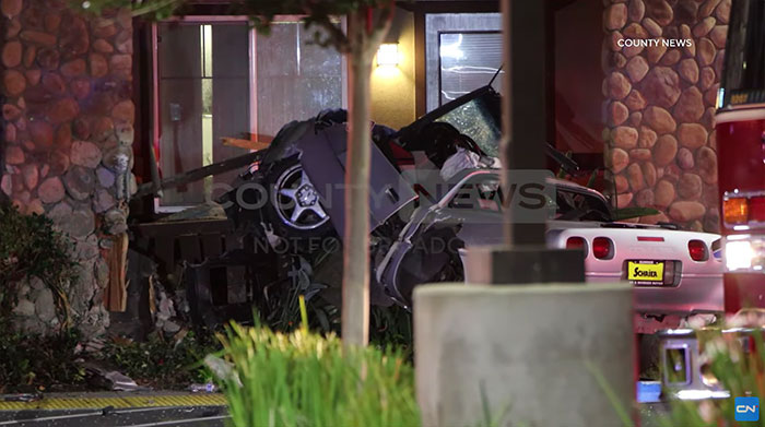 [ACCIDENT] C4 Corvette Crashes into 'Unlucky' California Apartment ...