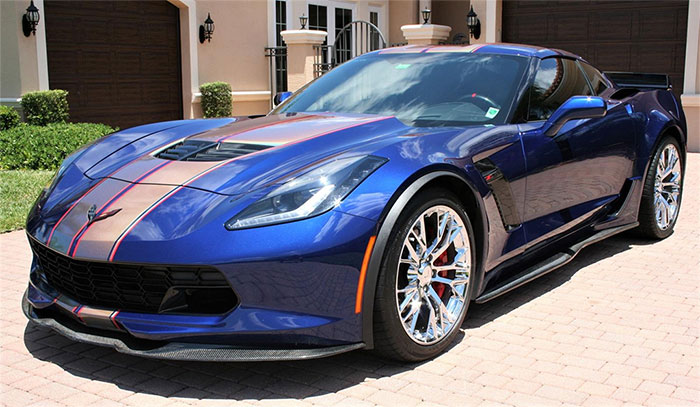 Corvettes for Sale: 2017 Corvette Z06 Coupe in Admiral Blue - Corvette ...
