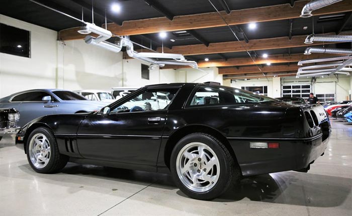 Corvettes for Sale: Black 1990 Corvette ZR-1 in the Wrapper with 30 ...