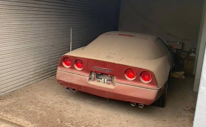 Corvettes for Sale: 1988 Corvette Locked Away in a Storage Locker ...
