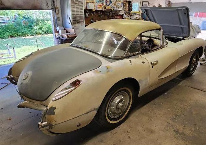 Corvettes for Sale: 1957 Corvette Restoration Project on eBay ...