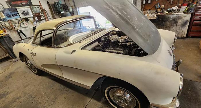 Corvettes for Sale: 1957 Corvette Restoration Project on eBay ...