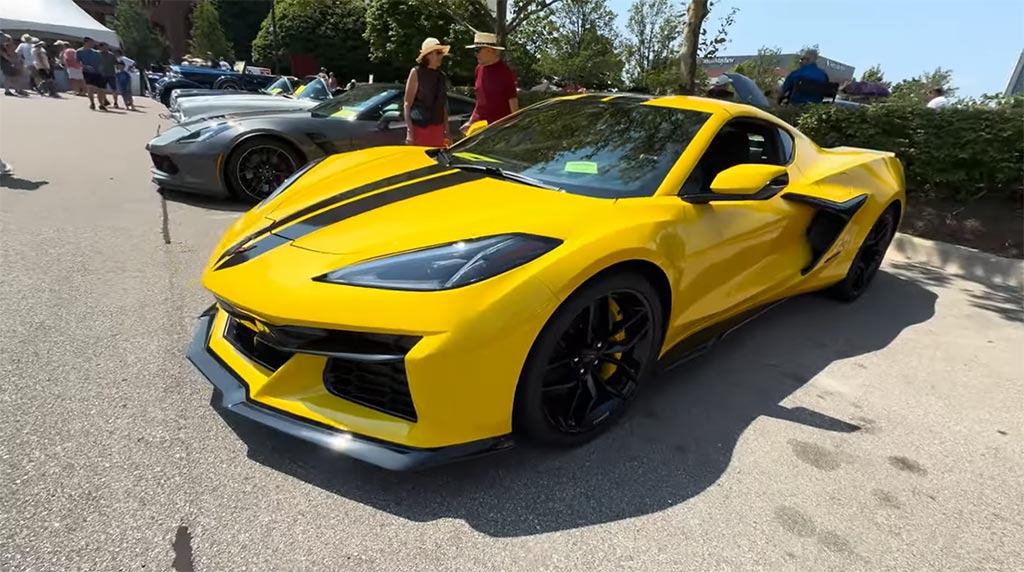 [VIDEO] First Look at a 2025 Corvette Z06 in Competition Yellow and New ...