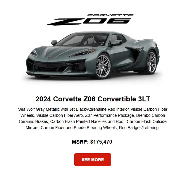 GM Employee Pricing on All 2024 and 2025 Stingrays at Les Stanford ...