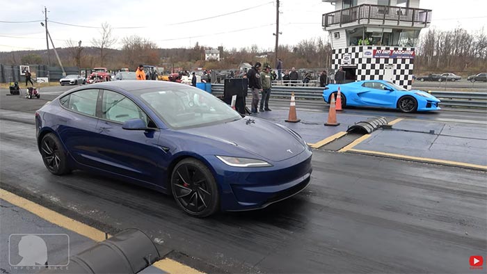[VIDEO] 2025 Corvette E-Ray Drags a 2024 Tesla Model 3 Performance ...