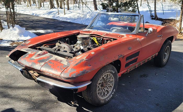 Corvettes for Sale: Barn Find 1964 Corvette - Corvette: Sales, News ...