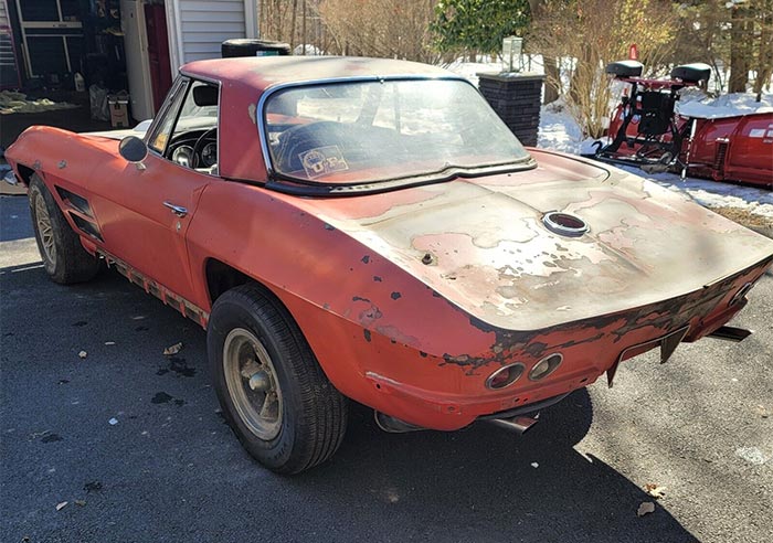 Corvettes for Sale: Barn Find 1964 Corvette - Corvette: Sales, News ...