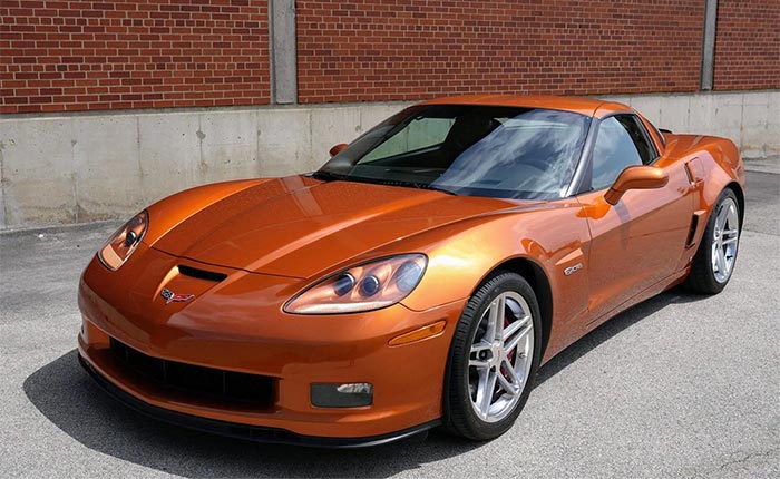 Corvettes for Sale: Atomic Orange 2007 Corvette Z06 on Bring a Trailer ...