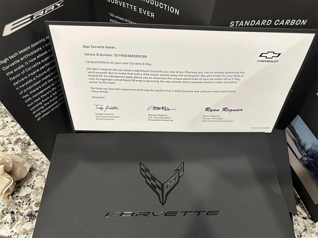 [PICS] This is the Gift You Get from GM When You Purchase an E-Ray ...
