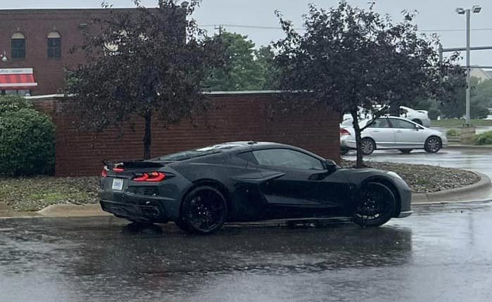 [SPIED] C8 Corvette ZR1s in the Rain at an Undisclosed Gas Station ...