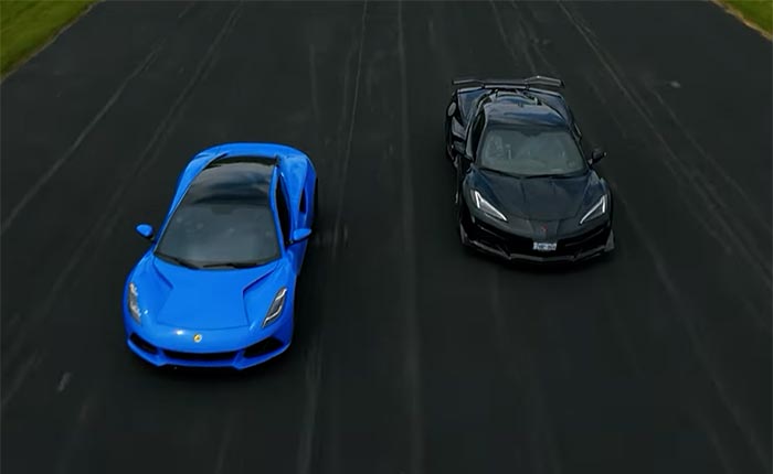 [VIDEO] C8 Corvette Z06 vs Lotus Emira in Clash of Throttle House's ...