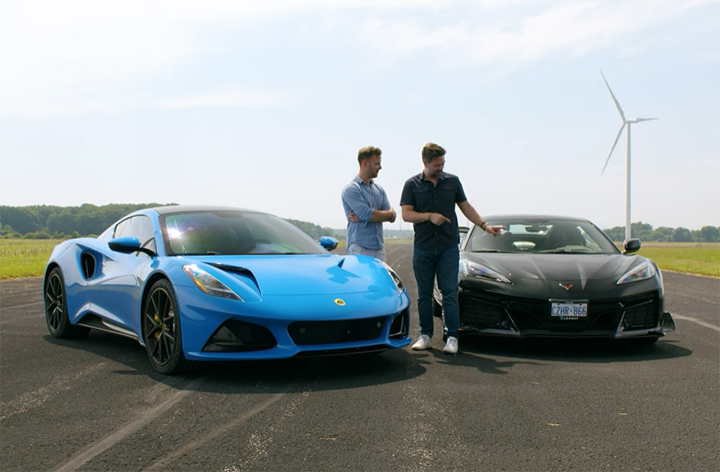 Lotus Emira Vs C8 Z06 On Track Times