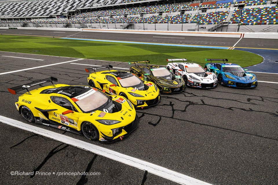 How to Watch the Five Corvette Z06 GT3Rs at the 2025 Rolex 24 at ...