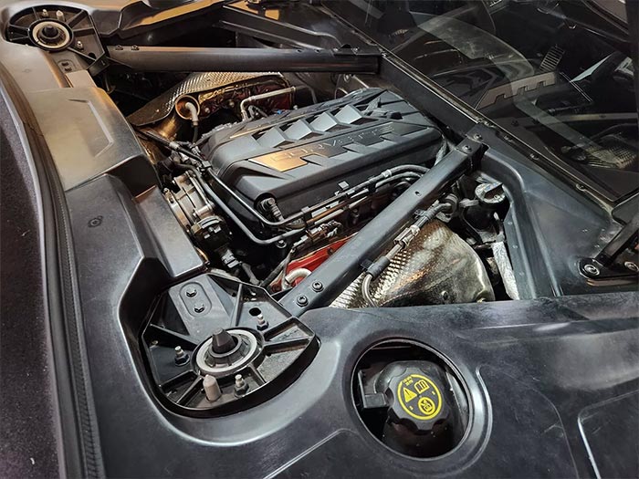 Corvettes for Sale: 2023 Corvette Stingray with Salvage Title Going for ...