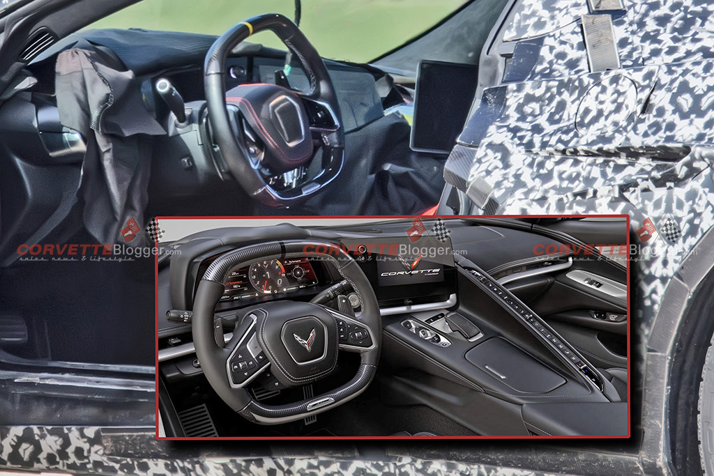 [SPIED] Take Another Look at the 2026 Corvette's Redesigned Interior ...