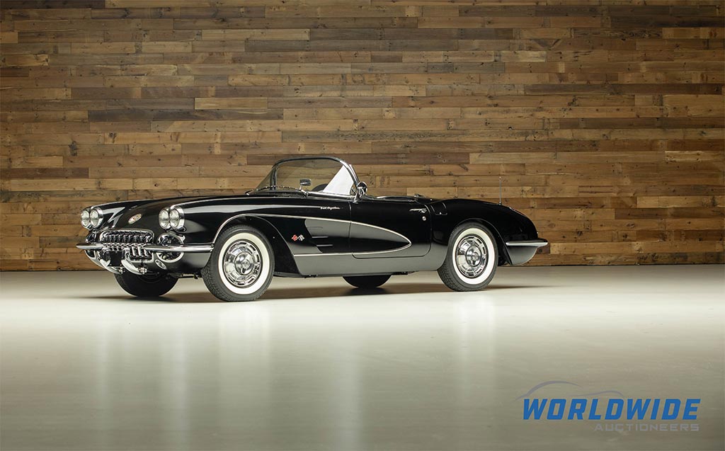 Meticulously Restored Black 1959 Fuelie Among 15 Corvettes Headed to ...