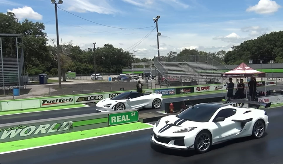 [VIDEO] 2025 Corvette ZR1 Races a McLaren 750S at Orlando Speed World ...