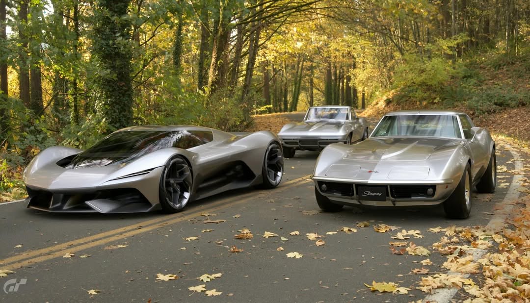 [PICS] Corvette CX Concept with Other Classic Corvettes from Gran ...