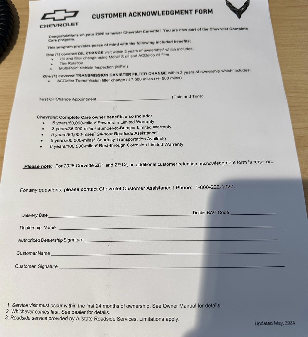 GM is Now Making New 2025 & 2026 Corvette Owners Confirm Fluid Change ...