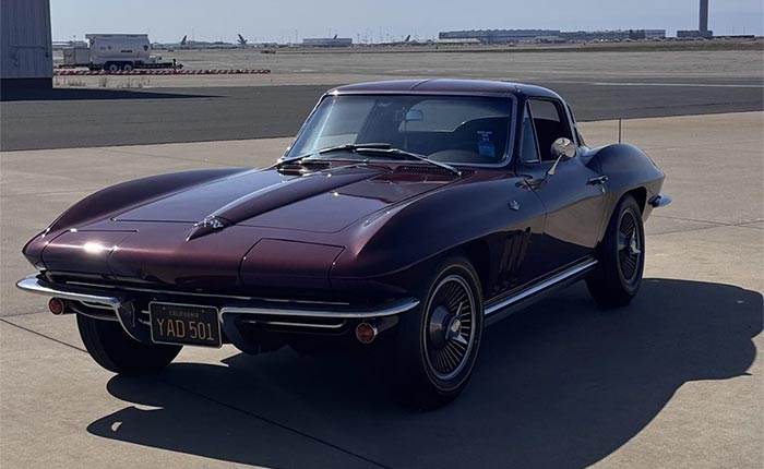Corvettes for Sale: Milano Maroon 1965 Corvette Sport Coupe on BaT ...