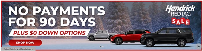 Hendrick Red Tag Sale: Make No Payments for 90 Days - Corvette: Sales ...