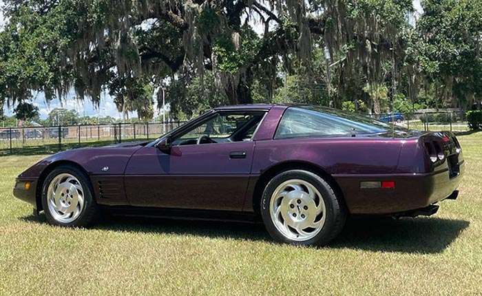 Corvettes for Sale: This Black Rose 1993 Corvette was Meticulously ...