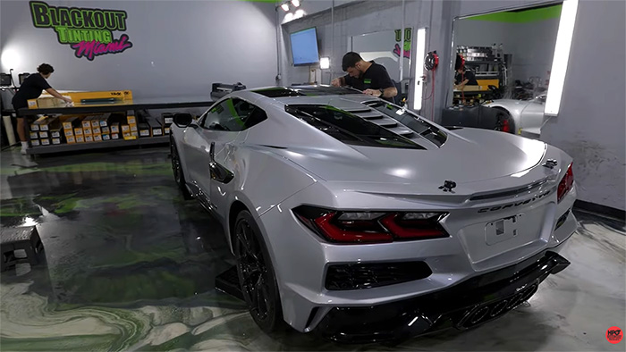 [VIDEO] Blade Silver 2026 Corvette ZR1 Transformed with XPEL Stealth ...